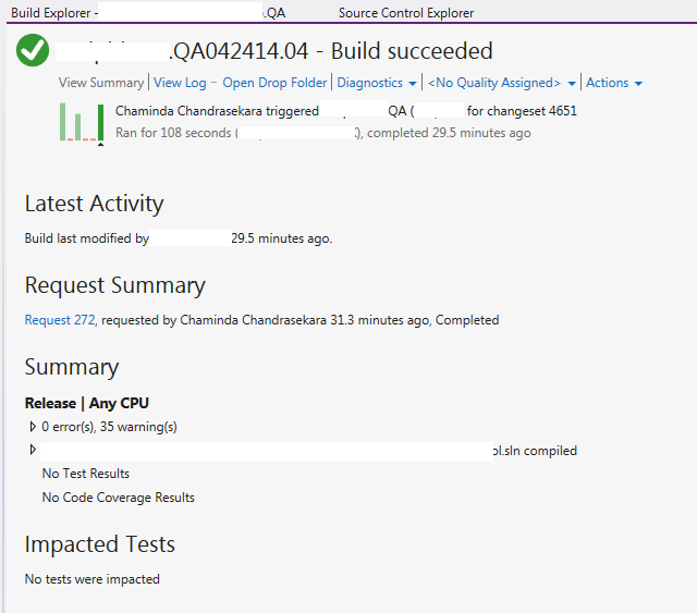 Chamindas Devops Journey With Msft Resolve Run On Agent Reserved Build Agent Cannot Create
