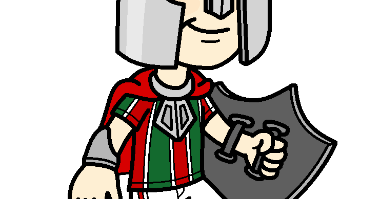 Mascotes do Brasileirão Desenhos: Guerreiro Fluminense Mascote