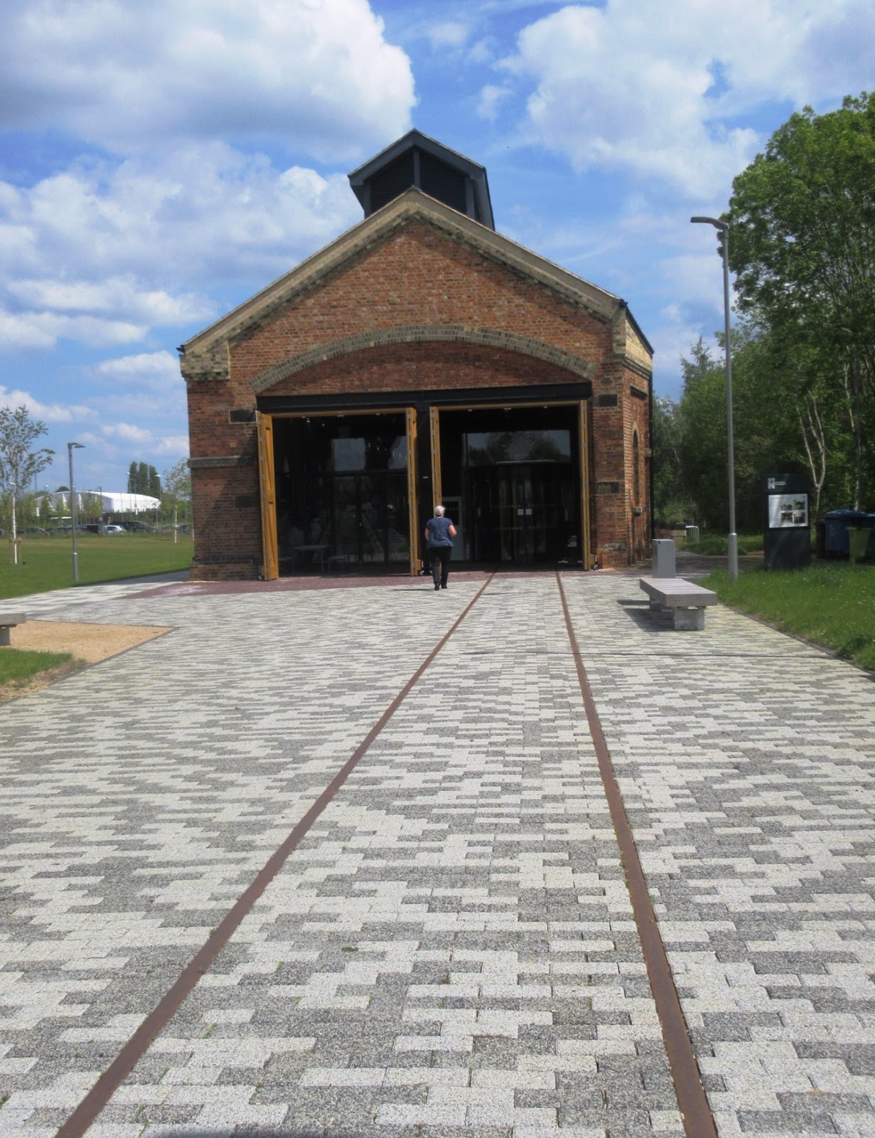 Liberal England: The restored engine shed on Northampton University's ...
