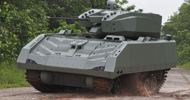 Singapore introduces new Hunter tracked armored fighting vehicle - Asia ...