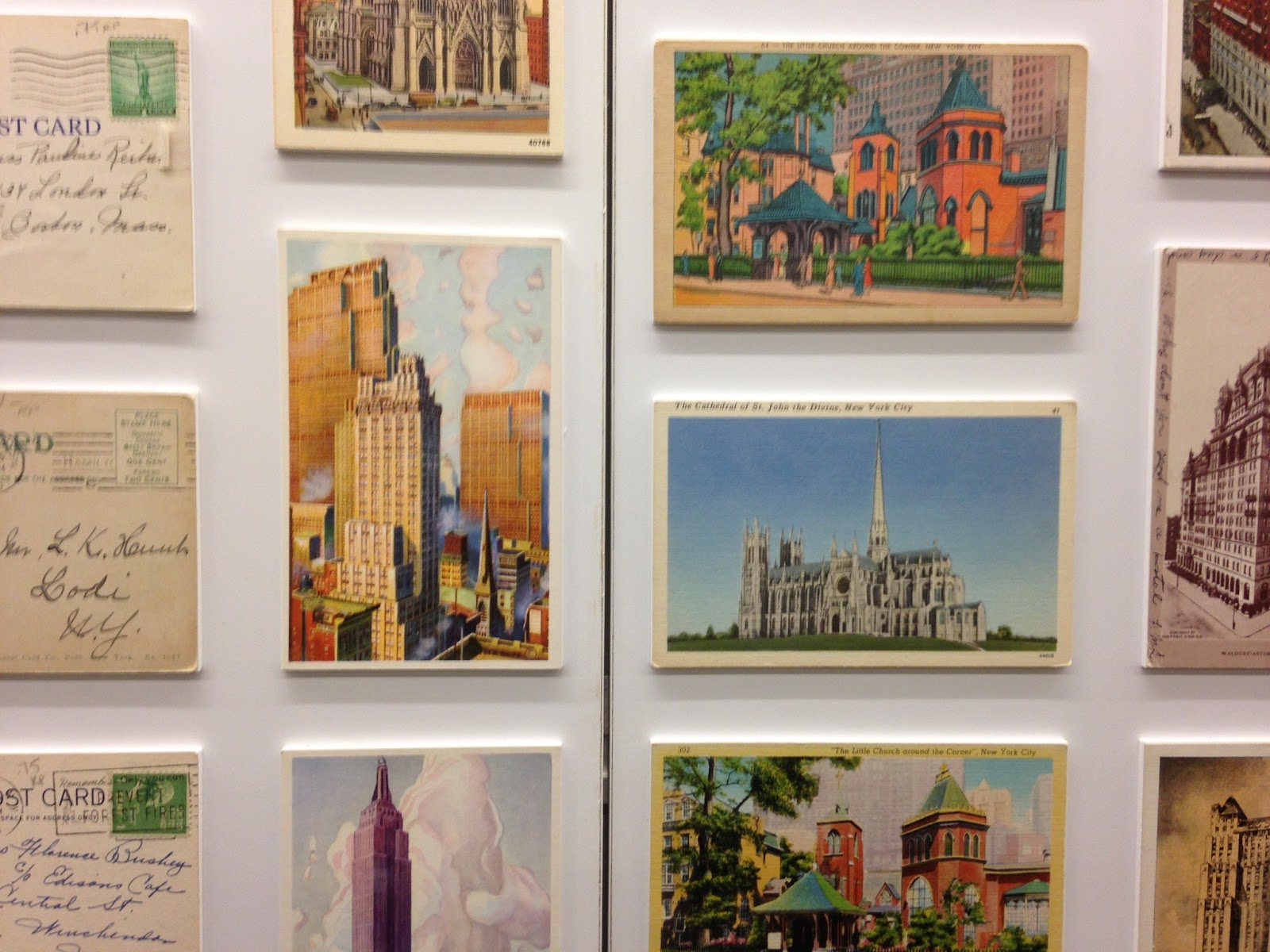 Best Postcard Display Ever - Google NYC Office