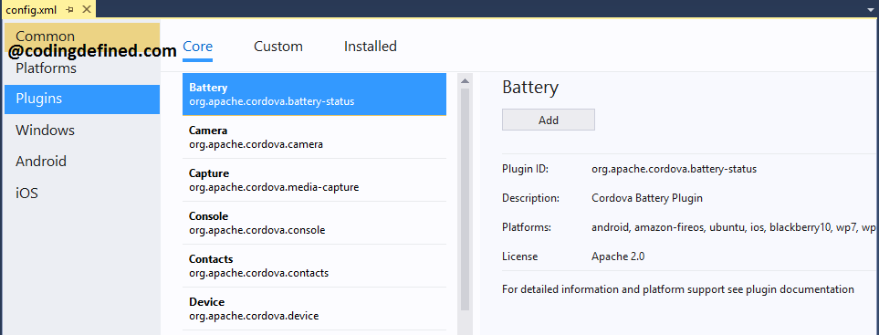 Ionic Project Configuration using config.xml - Coding Defined