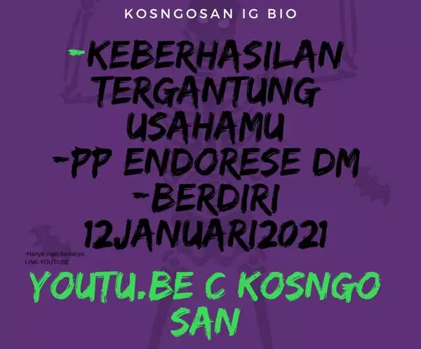 99 Kata Bio Instagram Keren yg Menarik Followers - KOSNGOSAN