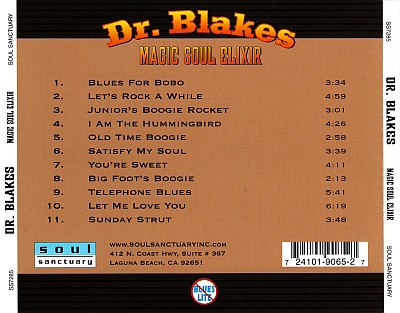 SouthernBluesRock: Al Blake 2002 Dr. Blake's Magic Soul Elixir