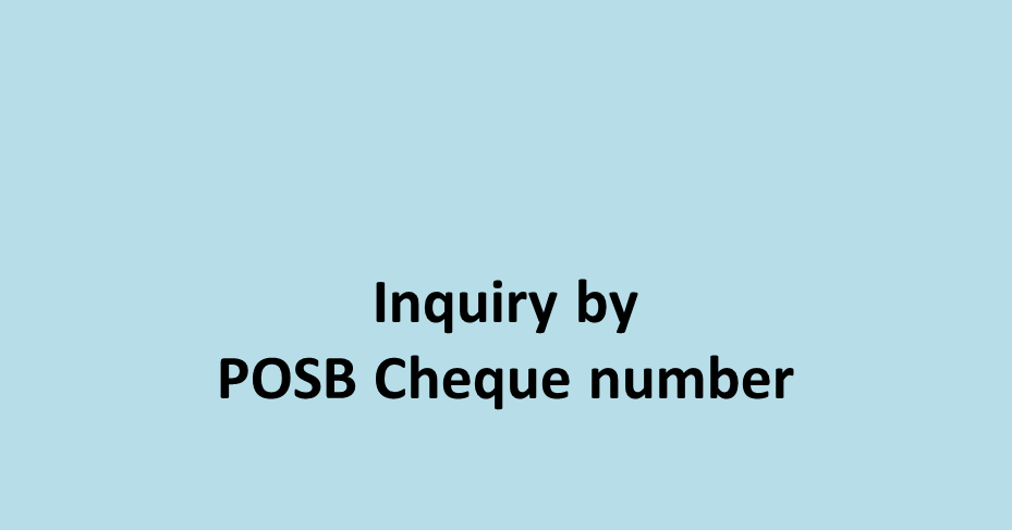 India post finacle guide for Inquiry by POSB Cheque number - India Post ...