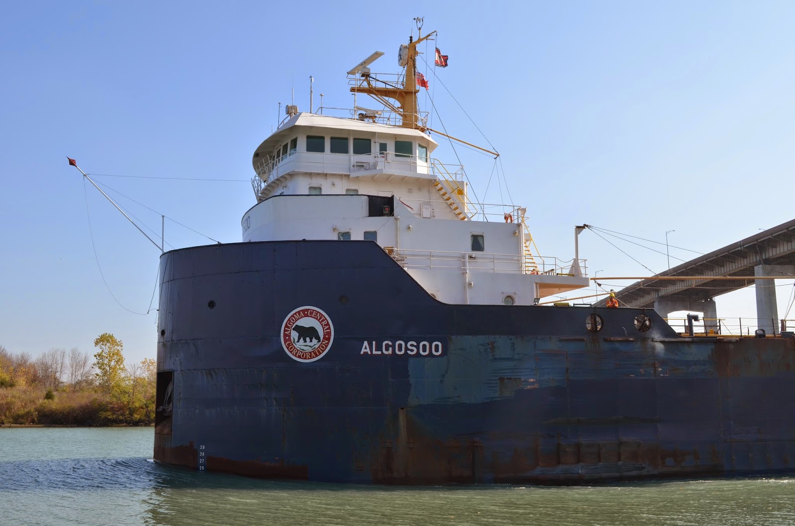 Vessels in the Welland Canal: Algosoo - Self Unloading Bulk Carrier
