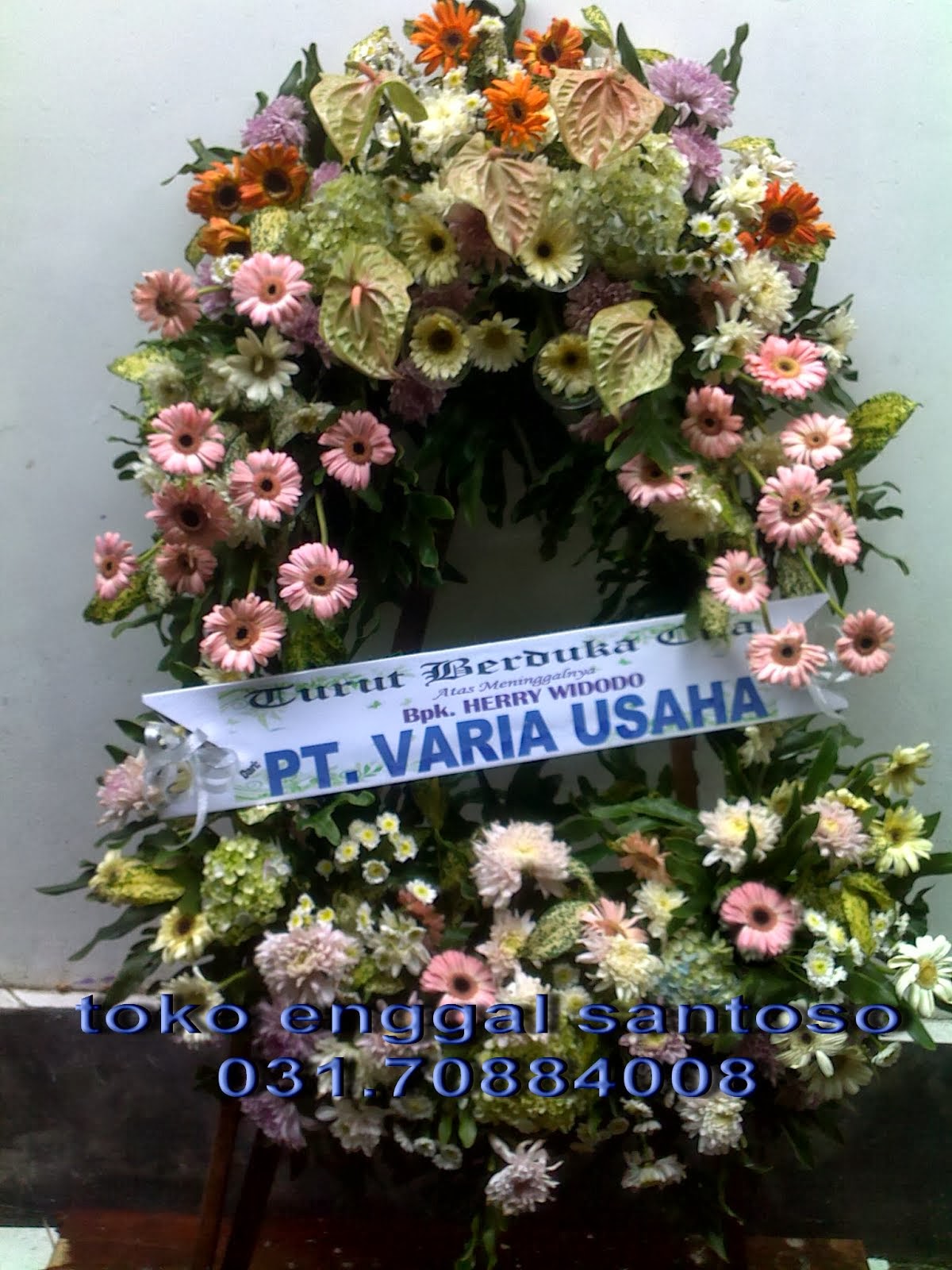Toko Bunga Surabaya Murah : bunga duka cita
