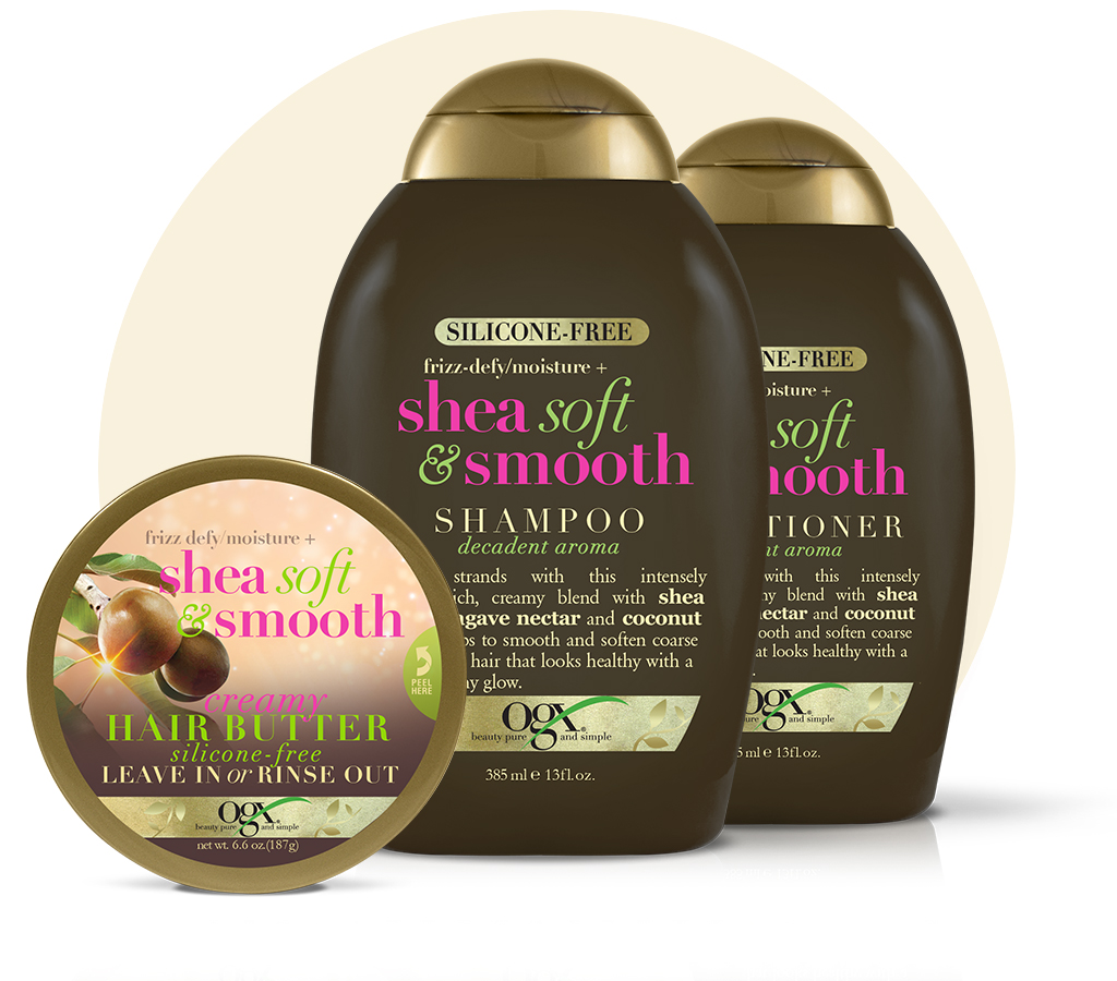 Pammy Blogs Beauty: Keeping my Hair Smooth: OGX Shea Soft & Smooth Line