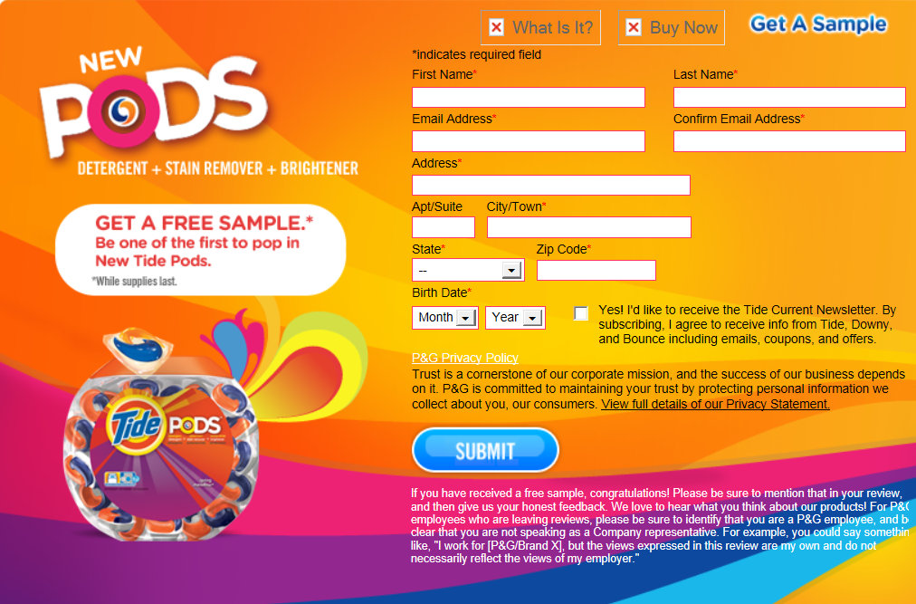 Barbara's Beat: Get a sample of new Tide Pods