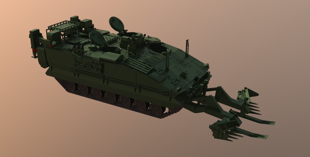 EVOLUTION DESIGNES: VCZAP CASTOR CON ARADO ANTIMINAS