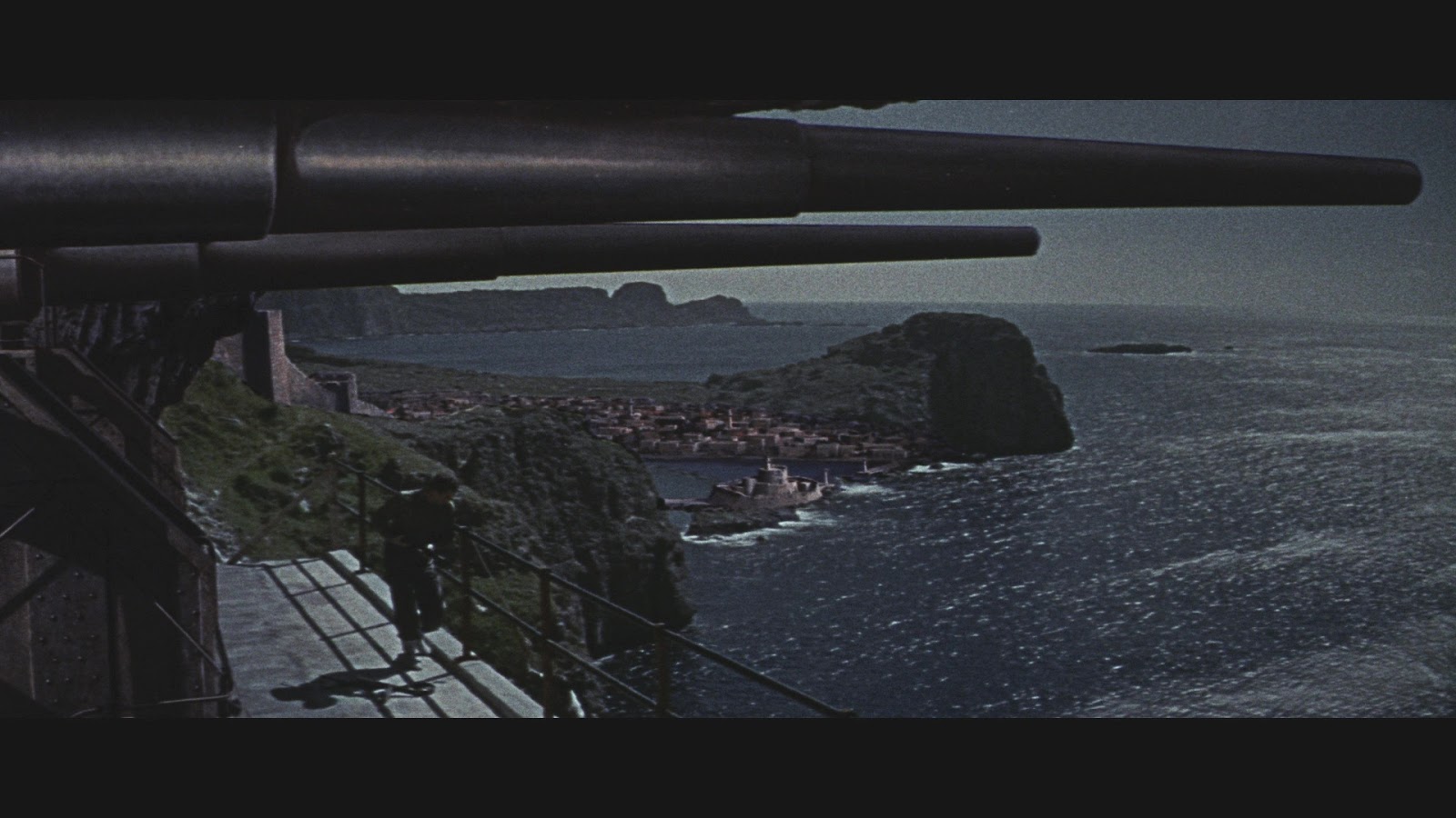 model ships in the cinema: The Guns of Navarone 1961