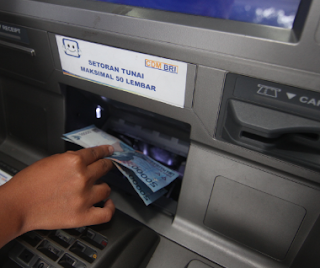 Cara Setor Uang Tunai di Mesin ATM BRI - Diembae