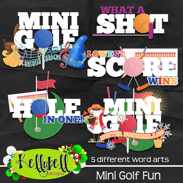 Digital Layouts by 3BluEyedBabies: New Mini Golf Kit & Pocket Perfect ...