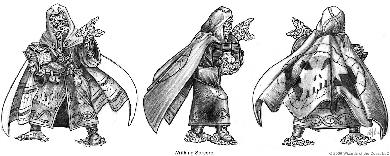 The DOODLES, DESIGNS, and aRT of CHRISTOPHER BURDETT: Writhing Sorcerer ...