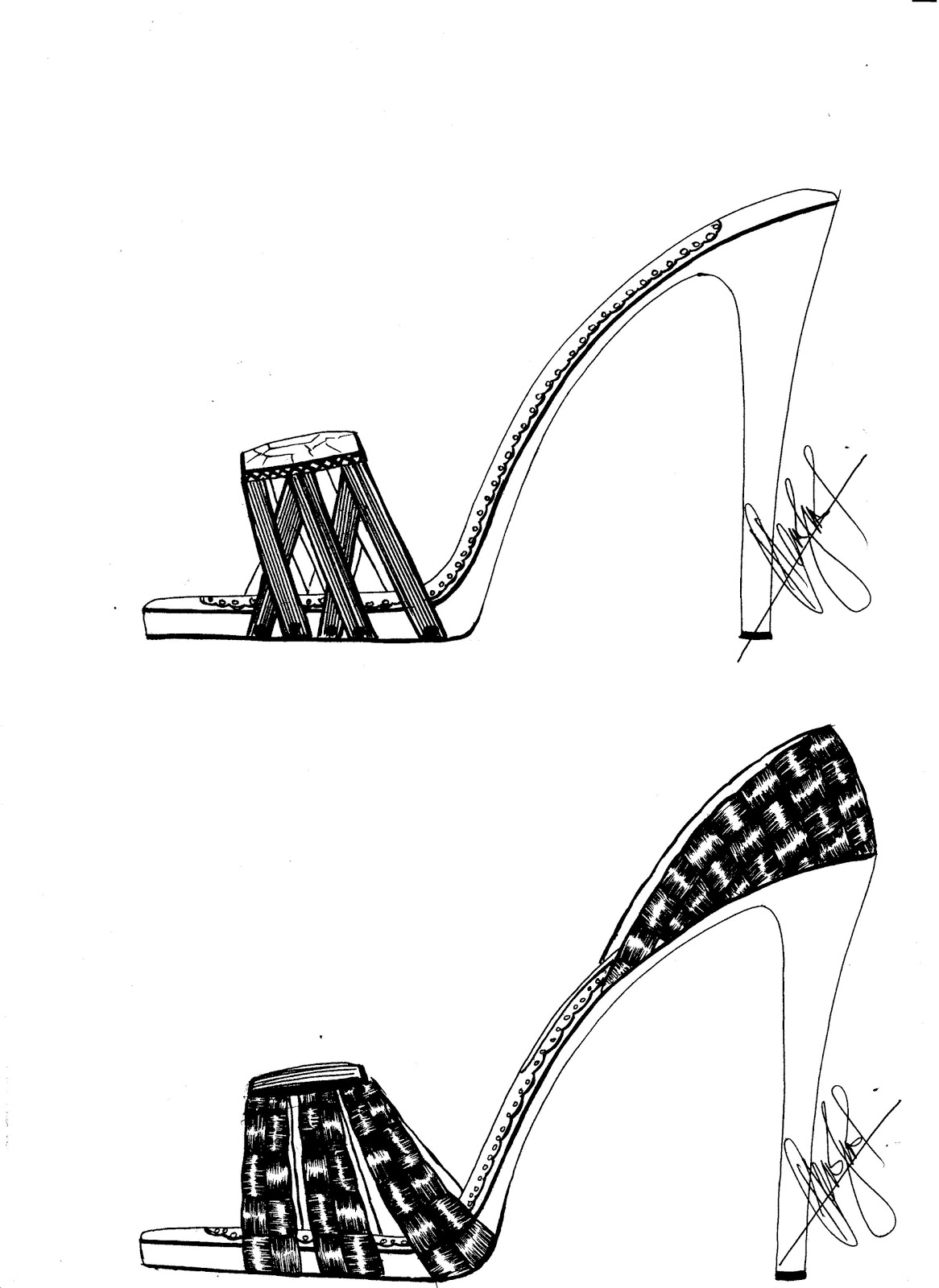 Hafiz's Fashion Sketching.... =): High Heel Sketches