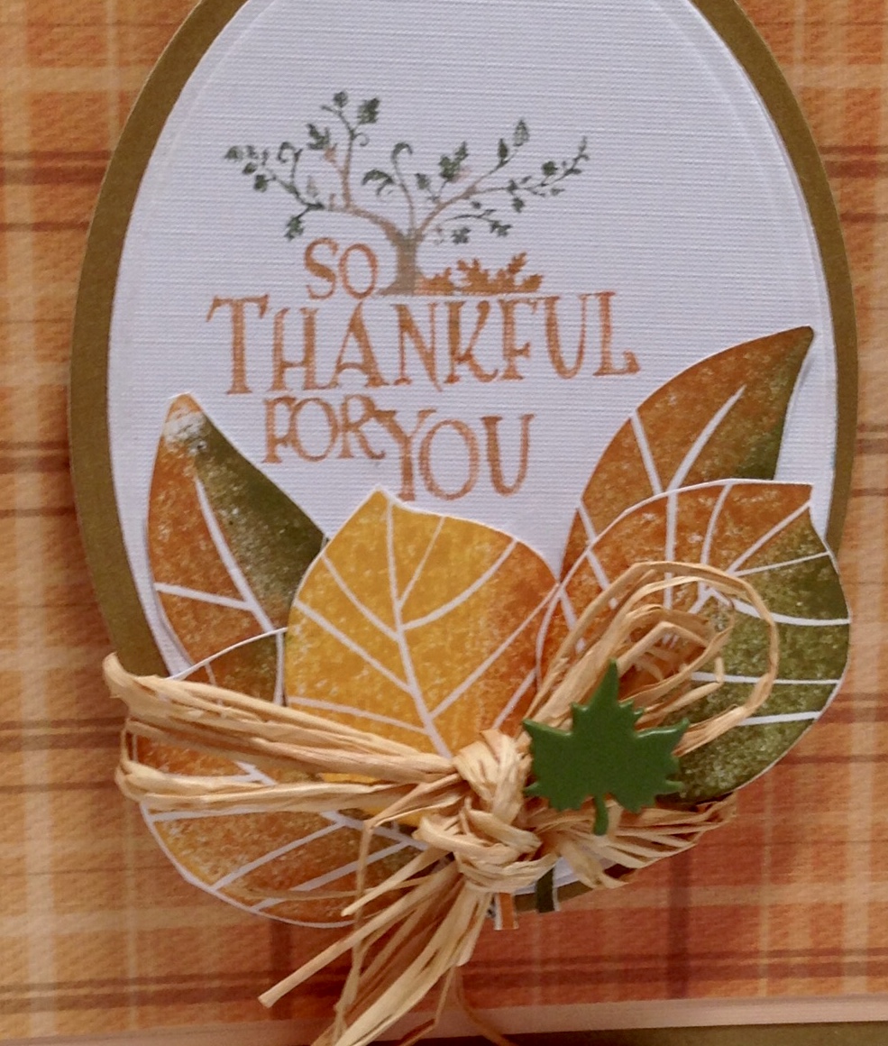 Amy's Creative Pursuits: A Handmade Fall Card “Fall Leaves”
