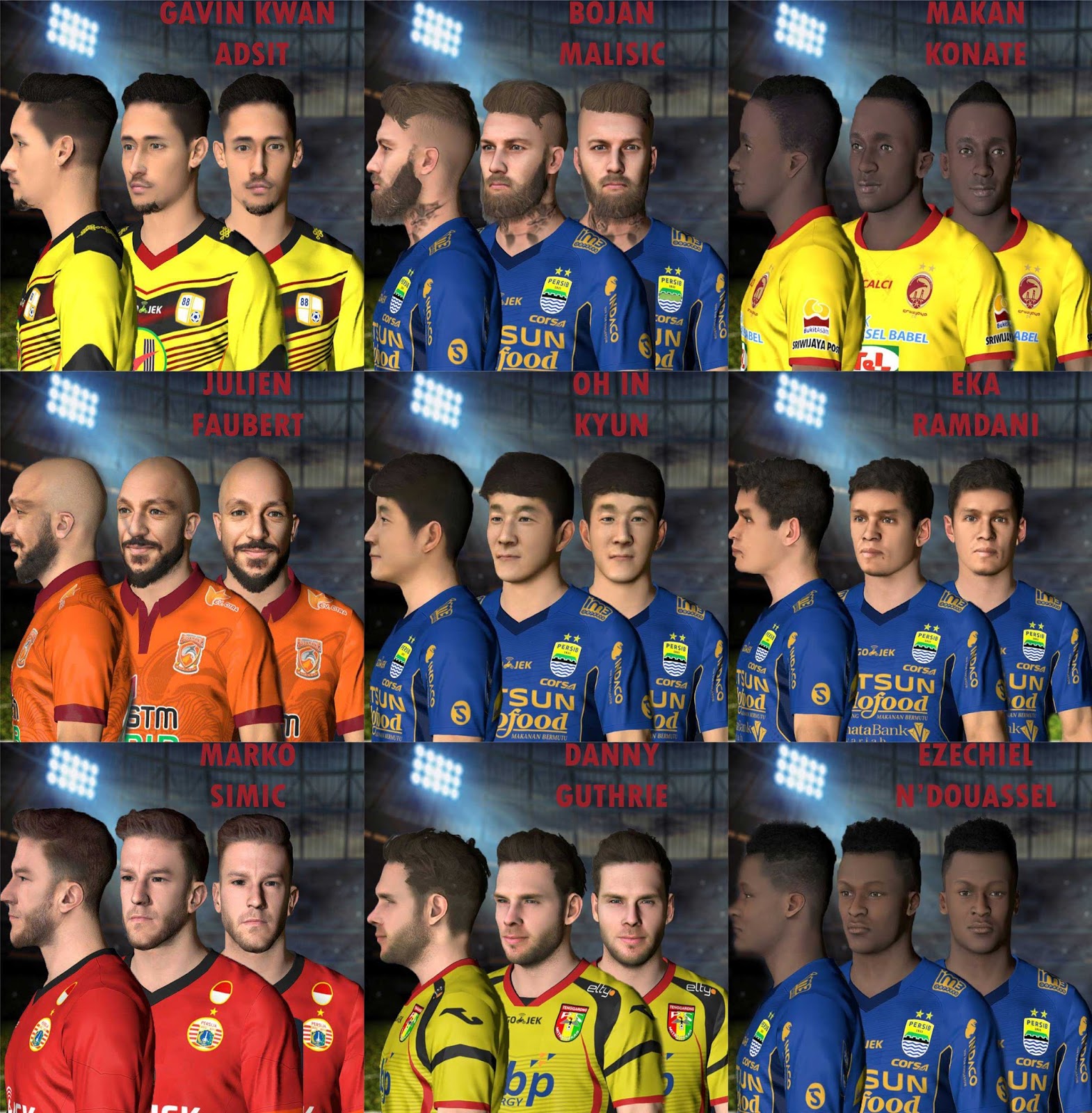 PES 2017 Facepack Liga 1 v1 by PES Mod Go'ip