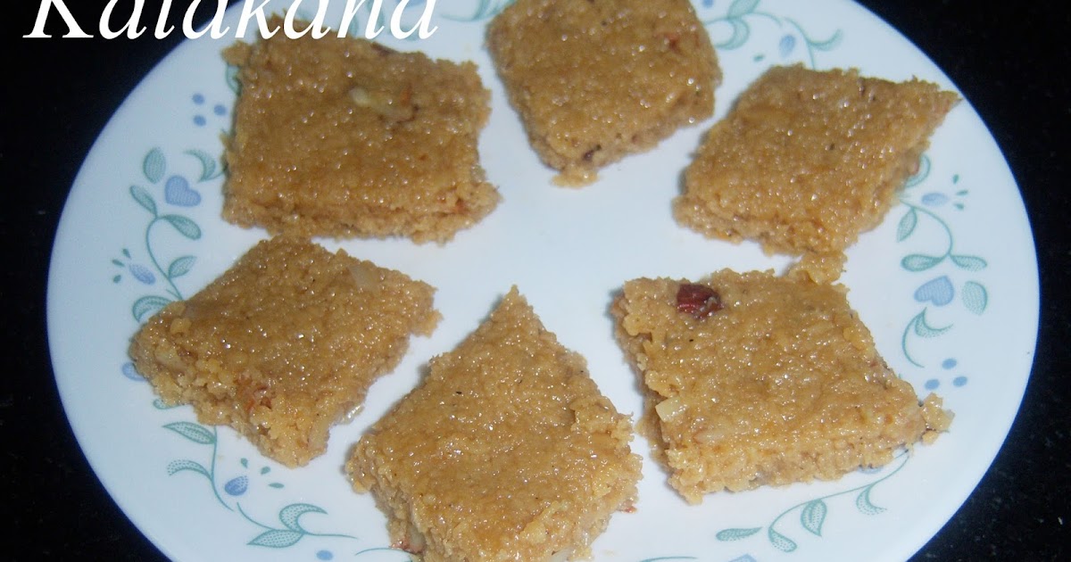 Kalakand Recipe -- How to make Kalakand at Home -- Milk Burfi Recipe ...