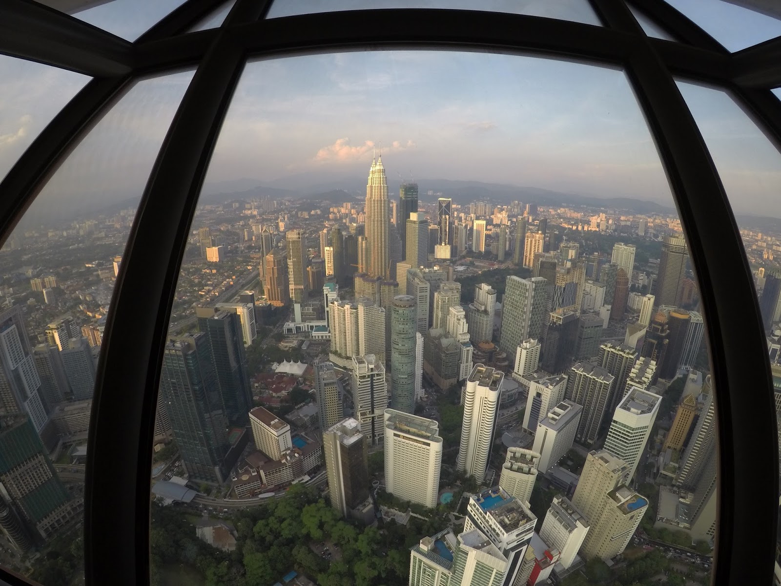 Kuala Lumpur skyline view from KL Tower