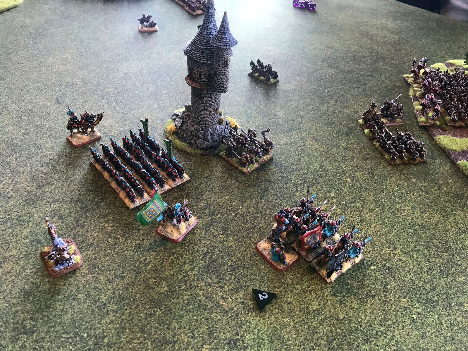 Warmaster Downunder: Battle Report - Battle for the Tower (Araby vs Chaos)