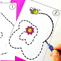 FREE Pre-Writing & Tracing Sheets for Kids | Totschooling - Toddler ...