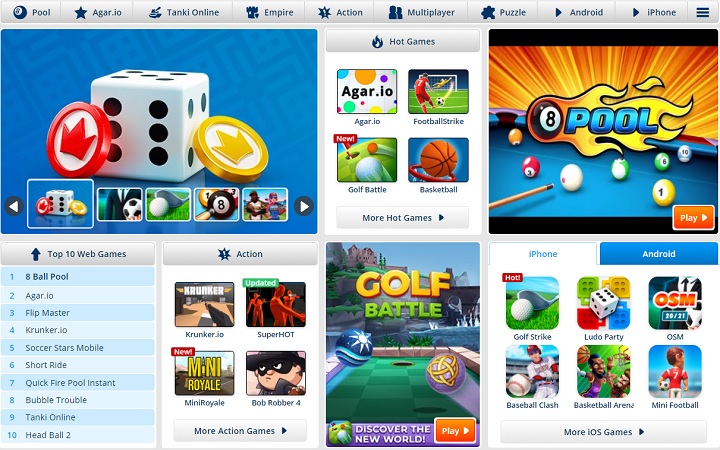 10 Best Free Online Games Websites