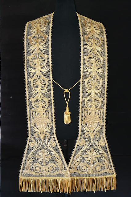 Restoration of a Unique Preaching Stole ~ Liturgical Arts Journal