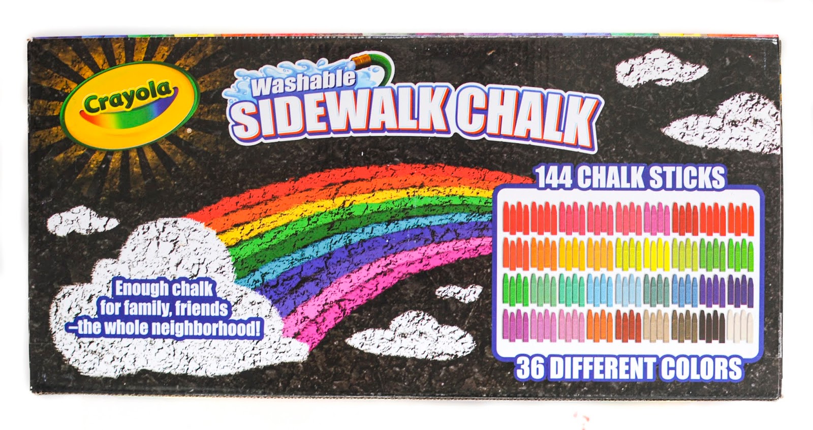 Crayola 144 Sidewalk Chalk | Jenny's Crayon Collection