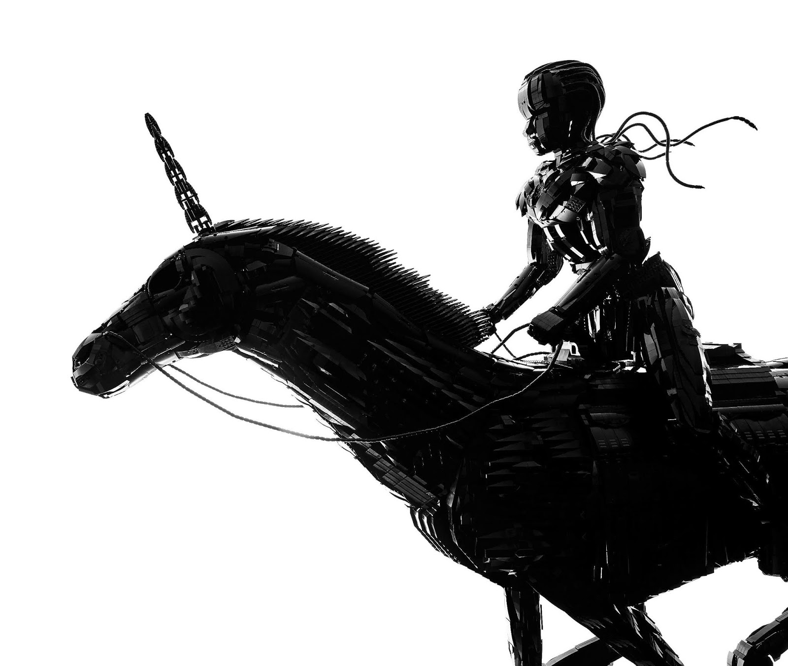 Stephen Weir Publicity Campaigns: USING ONLY BLACK BLACK LEGO