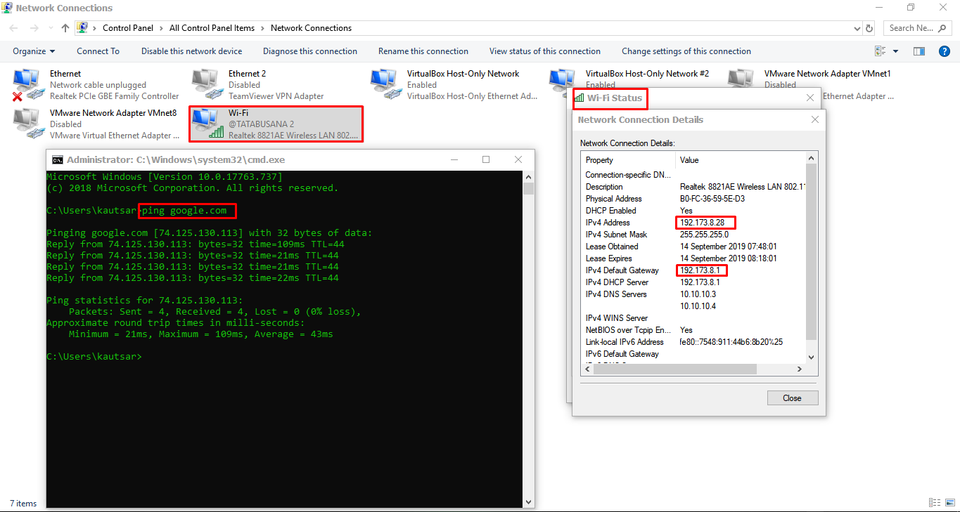 Cara mengoneksikan Internet Kali Linux di VirtualBox - Dunia IT
