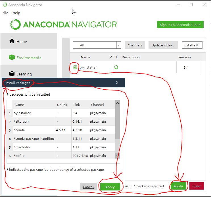 bod-idv-tw小書製作: Anaconda Python模組管理(Package) : 使用 Anaconda Navigator 更新 ...