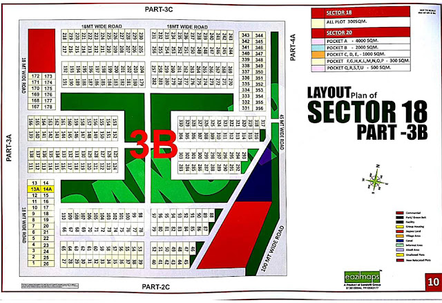 Layout Plan of Sector-18, 3B Yamuna Expressway Authority - Greater ...