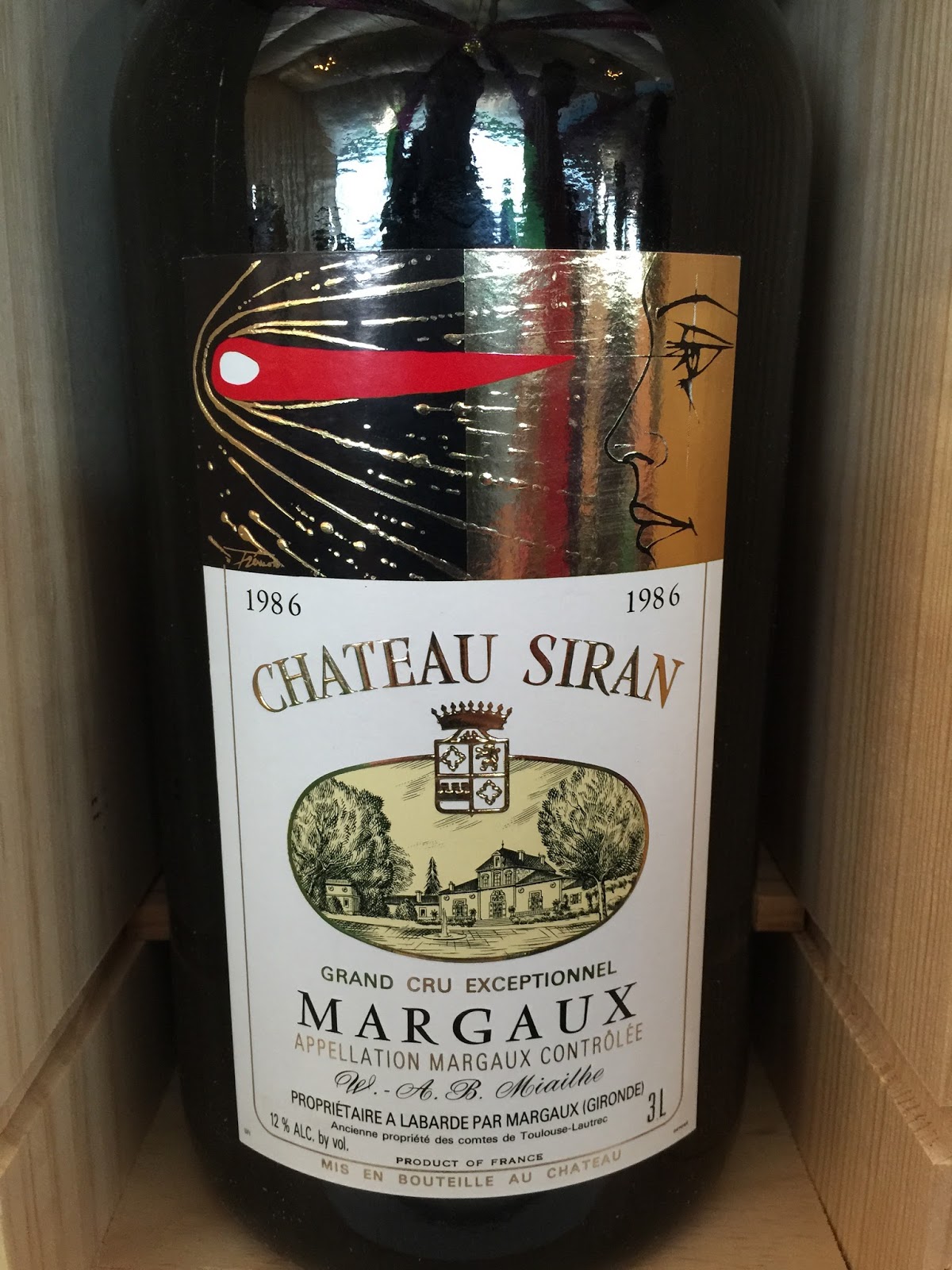Pete's Wine Tidbits: Chateau Siran 1986