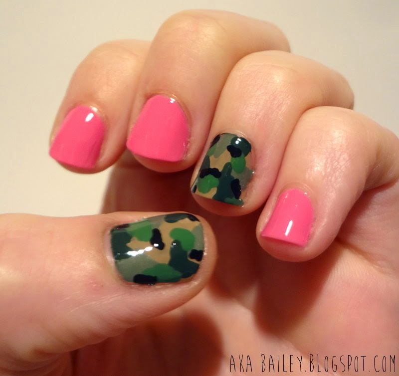 aka Bailey: On Fridays We Wear Army Nails and Flip Flops