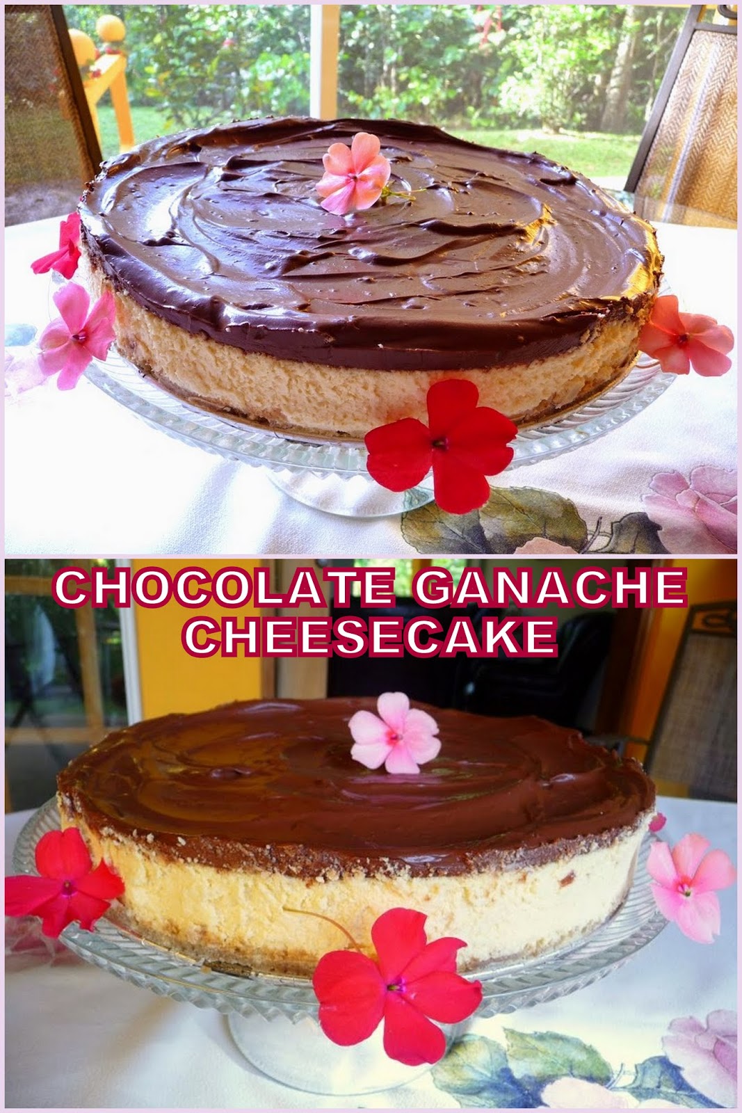 CHOCOLATE GANACHE CHEESECAKE