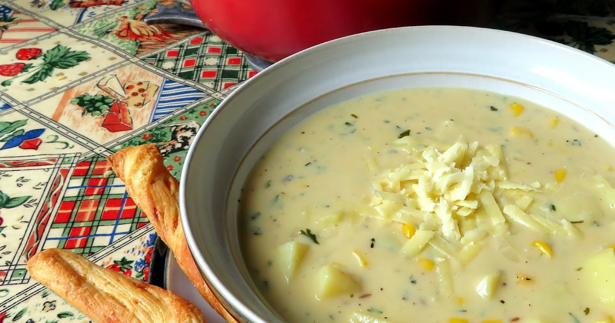 Cheddar & Corn Chowder | The English Kitchen