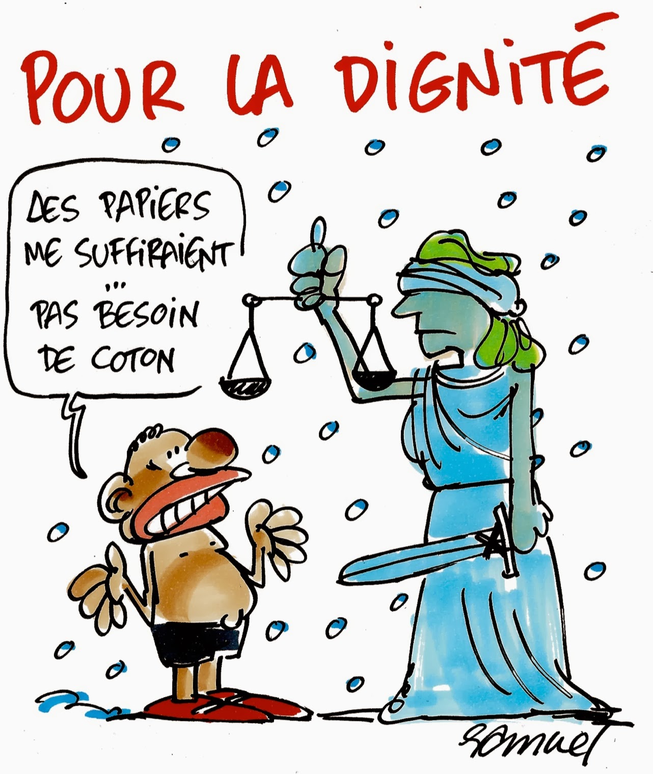 Pour la DIGNITE: Samuel : une gentillesse pour la Dignité - deux ...