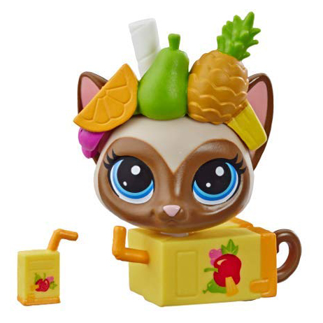 Littlest Pet Shop Series 4 Thirsty Pets Siamese Cat (#4-166) Pet | LPS ...