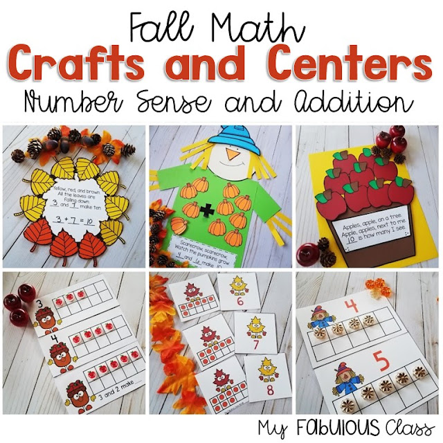 Fall Math Crafts and Activities - My Fabulous Class
