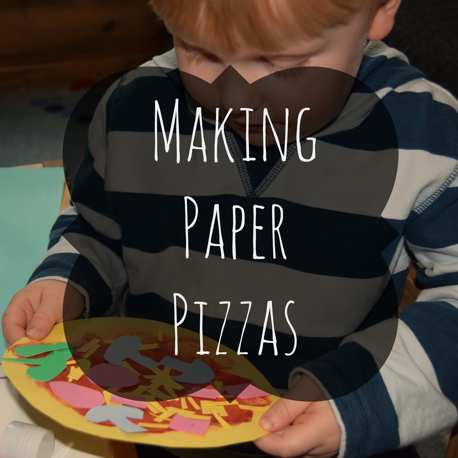 Wafflemama.: Kids Craft Time: Making Paper Pizzas!