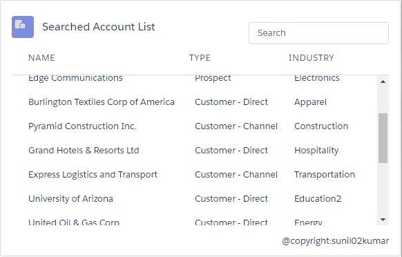 Salesforce Stuff: How to freeze datatable header using slds standard ...
