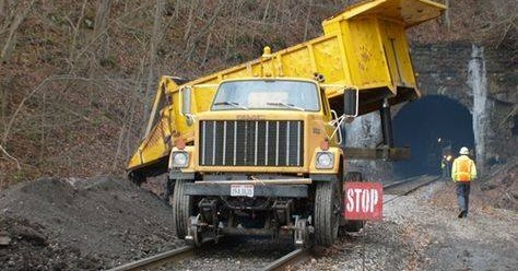 Industrial History: MoW: Roto Dump Rail Truck