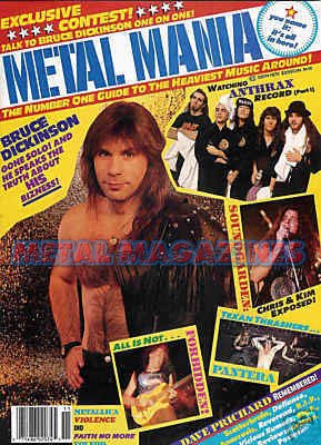 METAL MAGAZINES: METAL MANIA (USA)