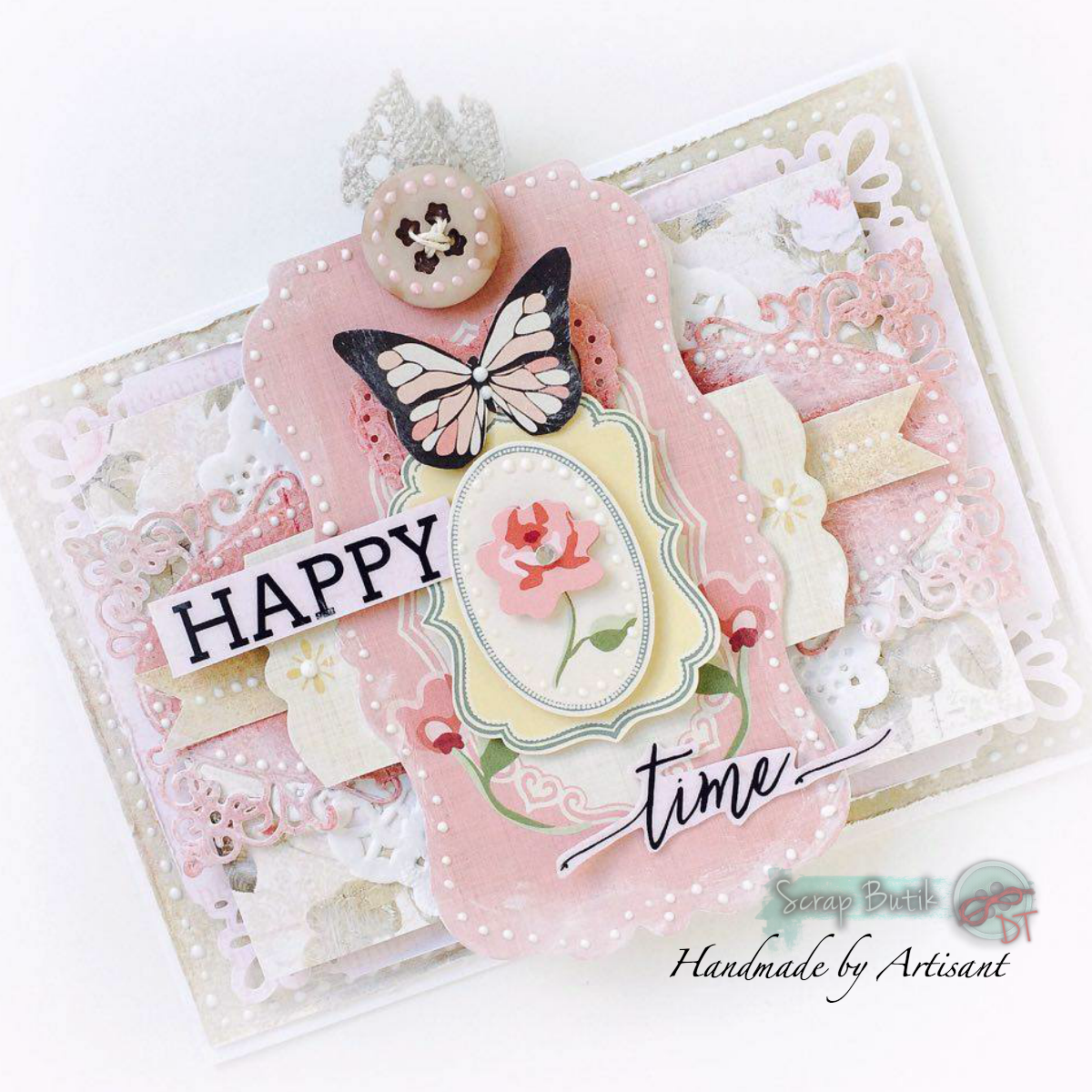 Artisant: "Happy Time" card tutorial