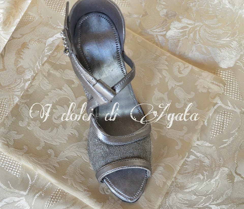 I dolci di Agata... e non solo !!!: Scarpa con tacco in pasta di zucchero