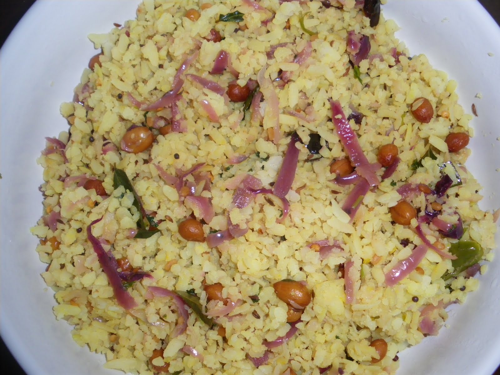 Mouth watering recipes from Azeema's Kitchen: Plain Poha