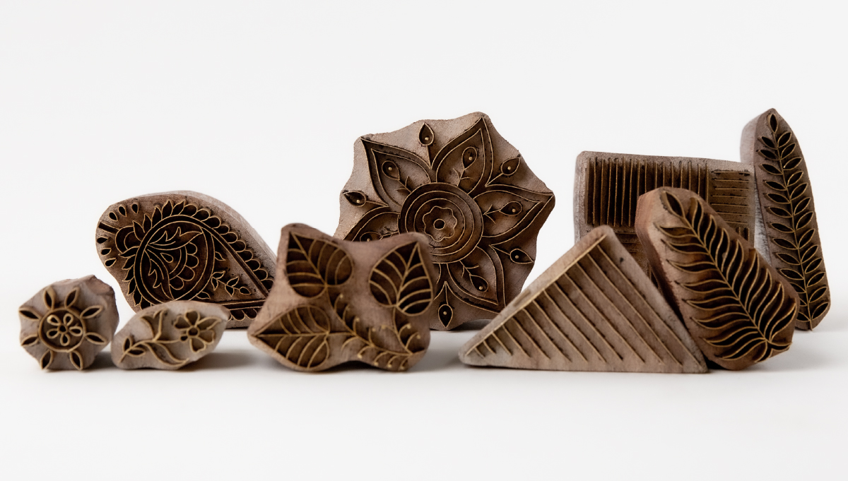 New Printing Blocks - Place a Pattern with Brass and Wood - the MAIWA BLOG