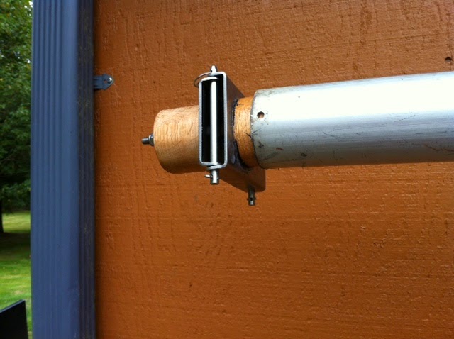 Tanzer 16: Gin Pole Mast Raising System for Tanzer 16 -- Hinged Mast