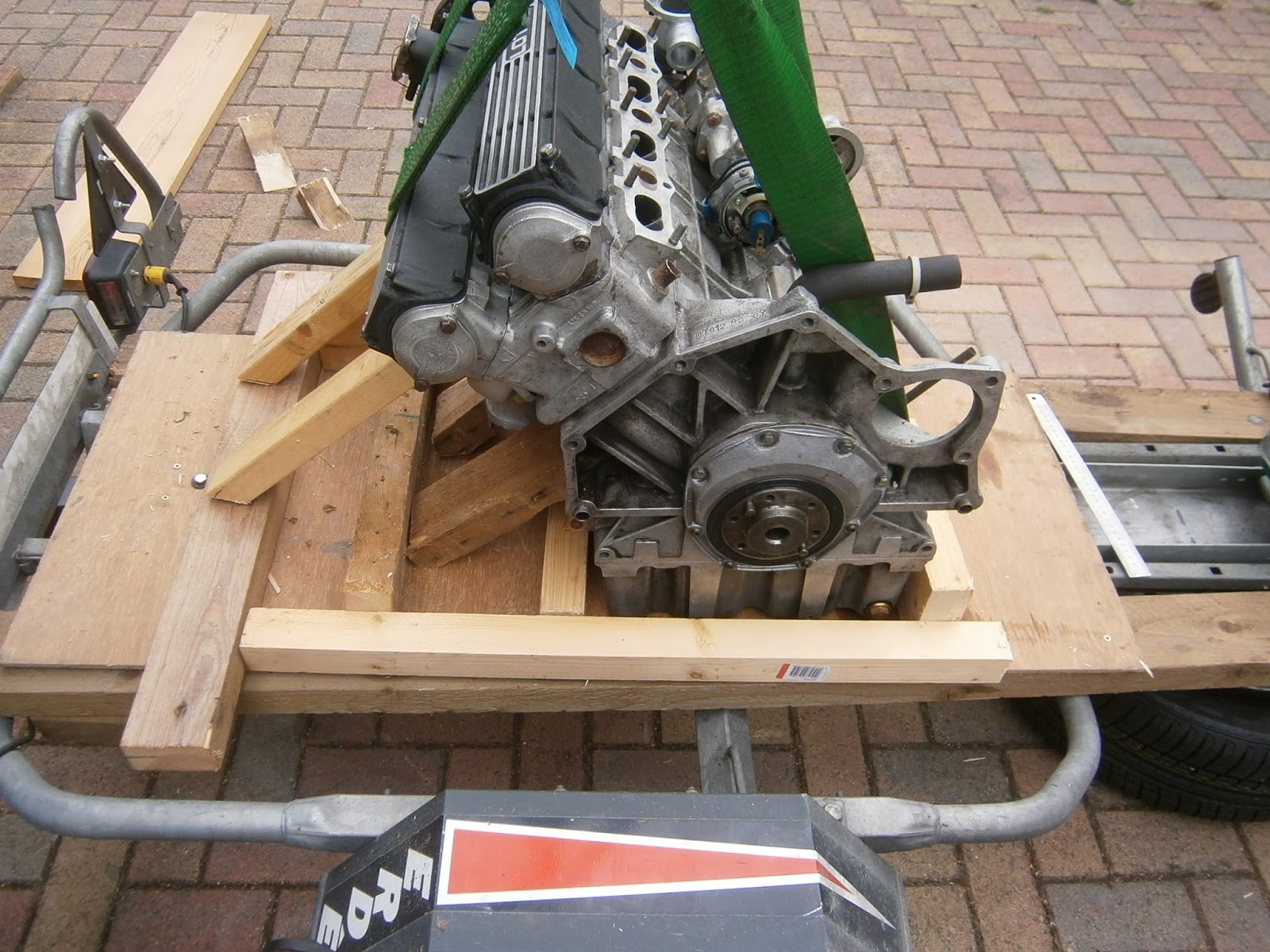 Lotus Excel Restoration: Lotus 912 motor: Machining the crank ...