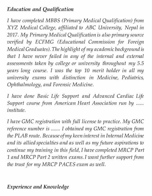 Sid’s UK Journey: NHS Job Profile